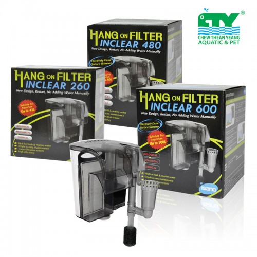 ISANO INCLEAR 480 HANG ON FILTER